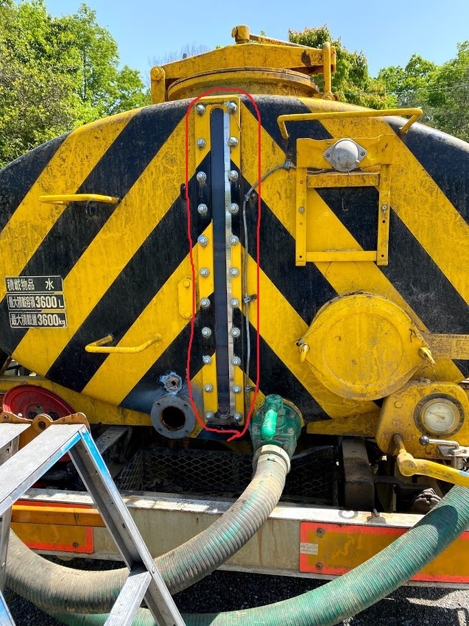 散水車の液面計制作: 趣味のモトクロス